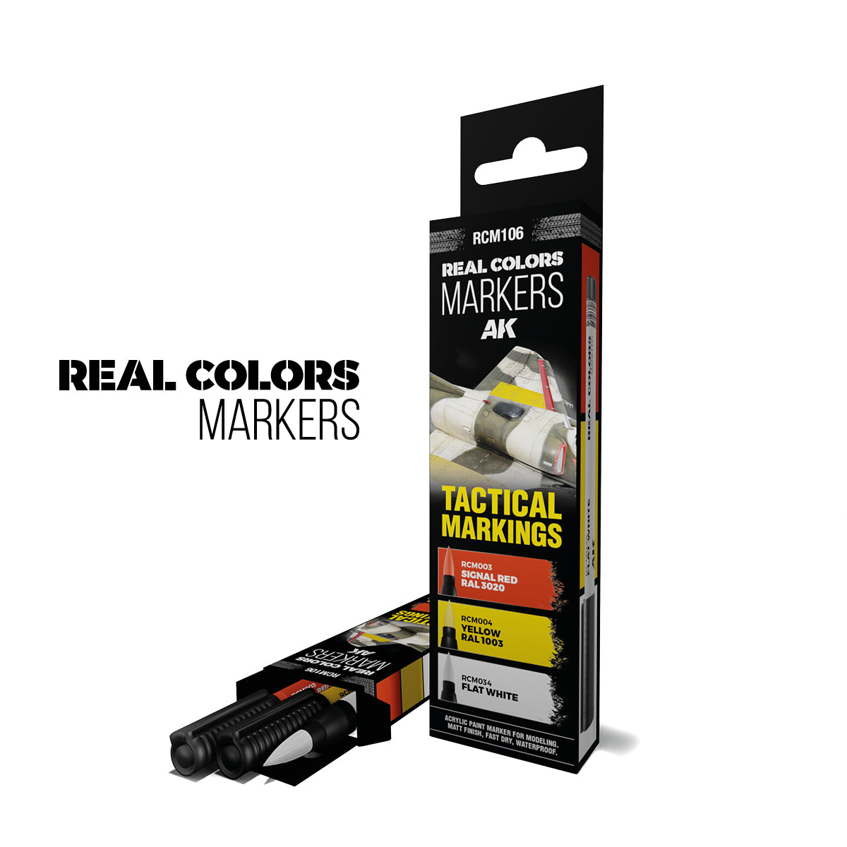 AK Interactive Real Colors Markers Tactical Markings Set 3 | Scale Riders