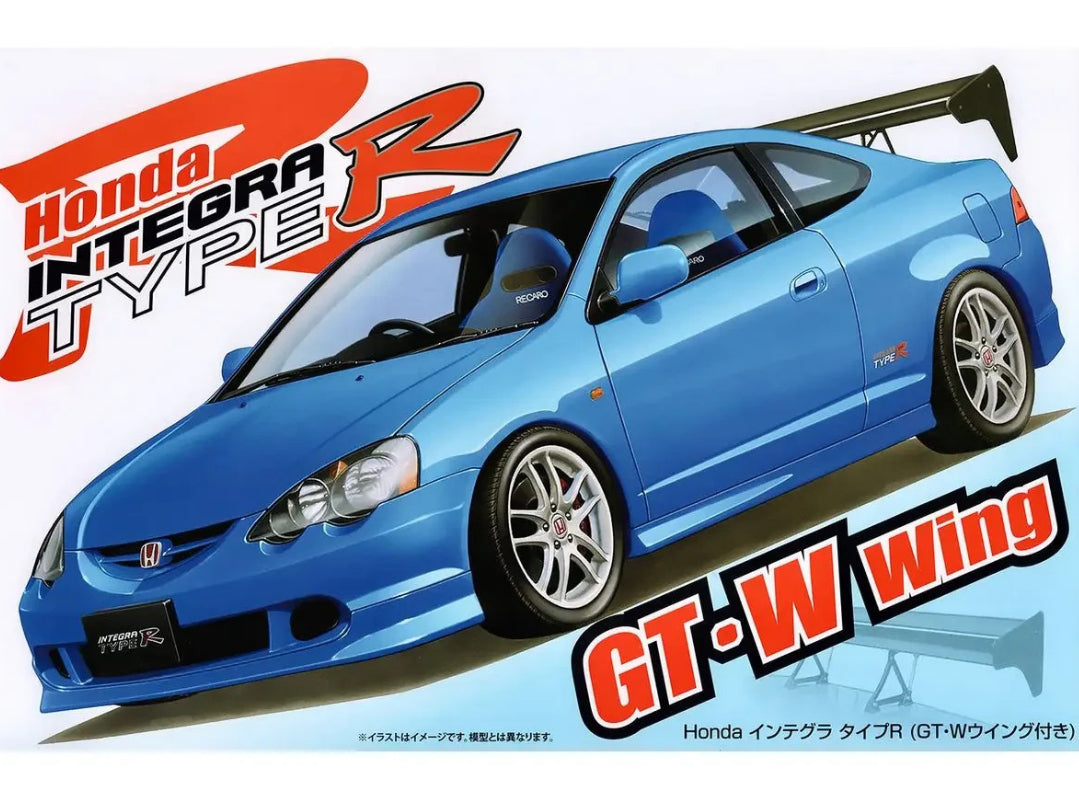 Fujimi 1/24 Honda Integra Type R with GT W Wing Kit